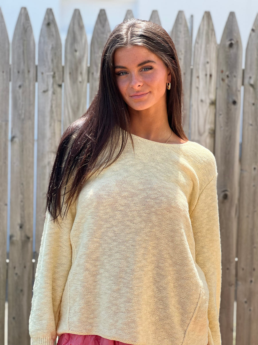 Crewneck Knit Sweater – IslandGypsy